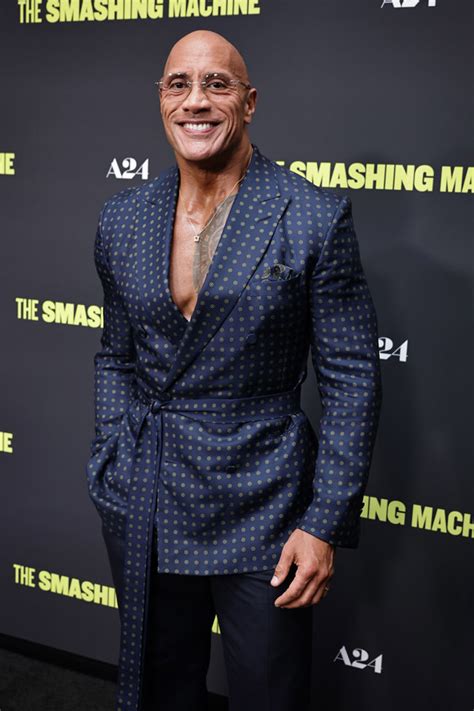 Dwayne Johnson And Emily Blunt At The Smashing Machine Los Angeles