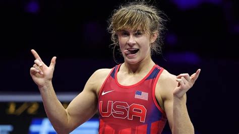 Dominique Parrish Wins First Us Gold Medal Of World Wrestling Championships Nbc Sports