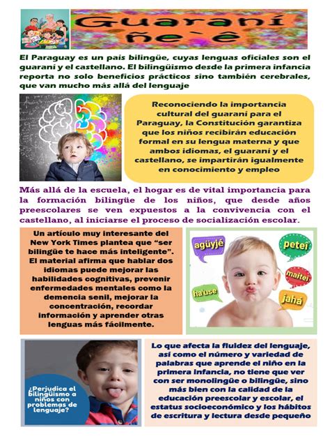 Guaraní Nivel Inicial Pdf Multilingüismo Educación De La Primera
