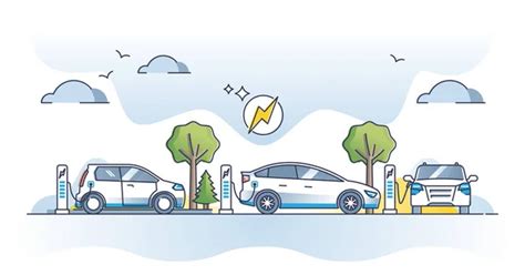 자동차 방식으로 방식은 다이어그램 형식이다 가정용 콘센트 에센스 충전기 일러스트 스톡 벡터 ©vectormine 610078138