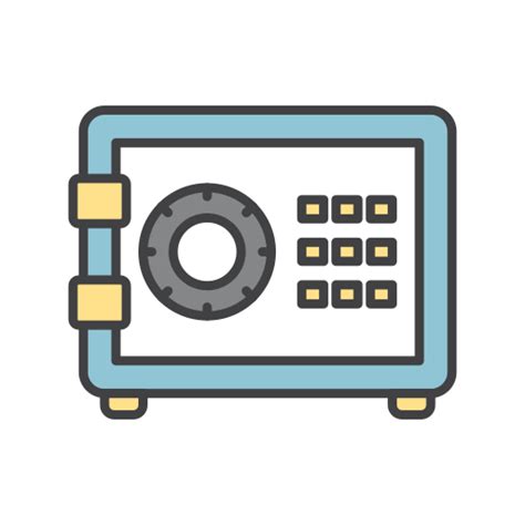 Safe Box Generic Color Outline Icon
