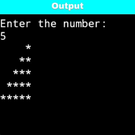 codeforhunger learn coding easily c program to print half left side