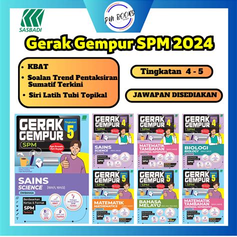 [pmbook] Sasbadi Spm Combat Movement 2024 Training โดย Topic Form 4