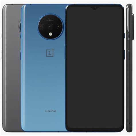 D Oneplus T All Colors Smartphone Turbosquid