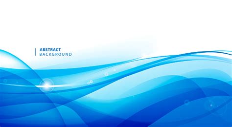 추상적인 벡터 파란색 물결 모양의 배경입니다 브로셔 웹 사이트 모바일 앱 전단지에 대 한 그래픽 디자인 서식 파일 물 스트림 추상화 그림 파란색에 대한 스톡 벡터 아트 및