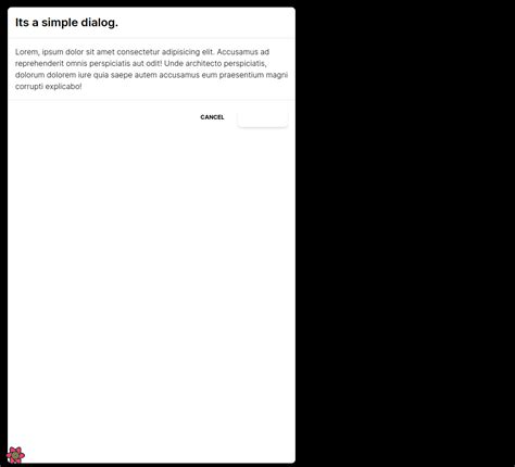 Dialog Opens Full Height Backdrop Is Black Issue