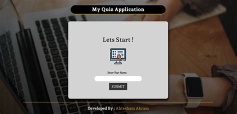 GitHub Devahtesham Quiz Application Using JS ES 6