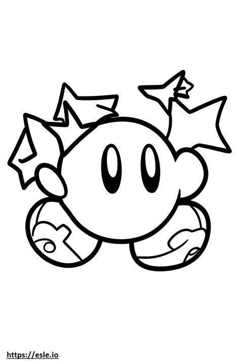 Kirby Star Allies Coloring Page