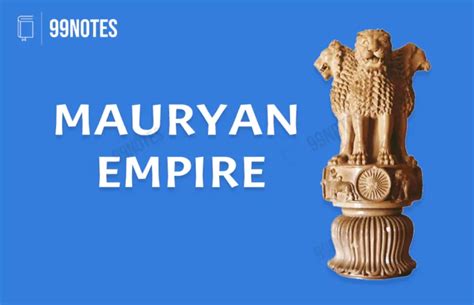 Mauryan Empire 321BC 185BC UPSC Notes