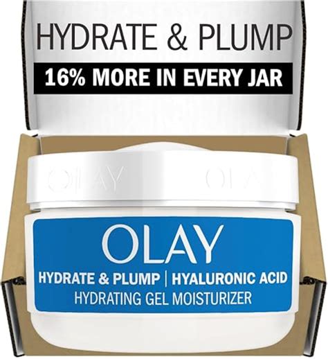 Olay Plump And Hydrate Hyaluronic Gel Face Moisturizer 2 Oz Fragrance