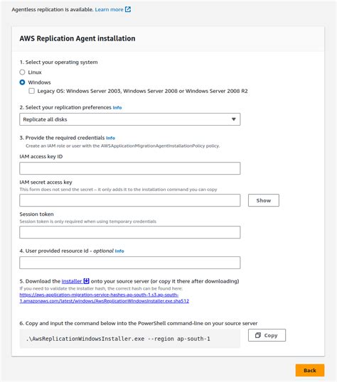 Migrate Azure Windows Vm To Aws Windows Ec2 Using Aws Application Migration Service To The New