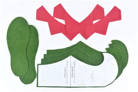 Diy Elf Shoe Template
