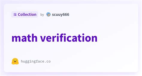 Math Verification A Scuuy666 Collection