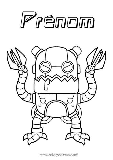 Coloriage N1601 Robot