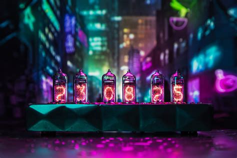 Nixie Clock Kaleidoscope Behance