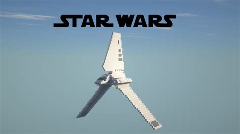 Star Wars Lambda Class Imperial Shuttle Minecraft Map