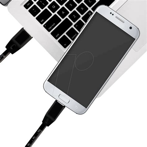 LOGILINK CU0158 Sync And Charging Cable USB A Micro B 1 0 M