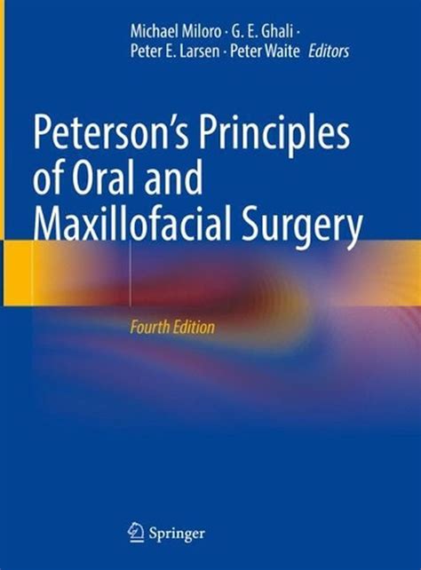 Petersons Principles Of Oral And Maxillofacial Surgery By Michael