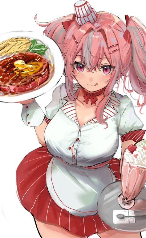 Safebooru 1girl Q Absurdres Alternate Costume Apron Azur Lane Bangs