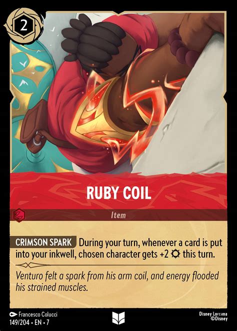 Ruby Coil Lorcana Card
