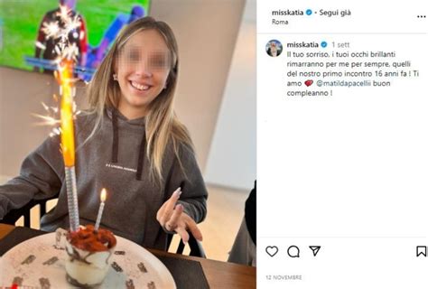 Matilda Pacelli è cresciuta ed è sempre più bella la figlia di Katia e