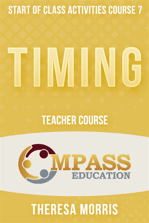 Start Of Class Activities Course 7 Timing Teacher Course