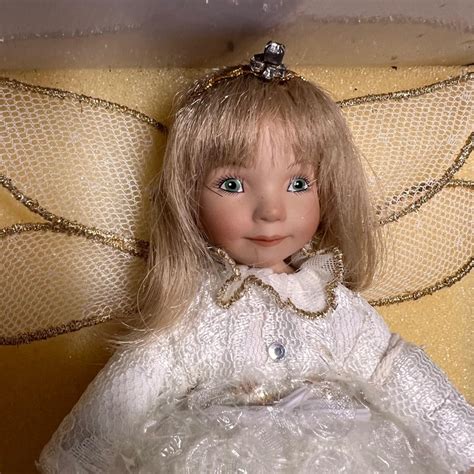 Birgitte Frigast Denmark Porcelain Doll Angel Rosen Engel