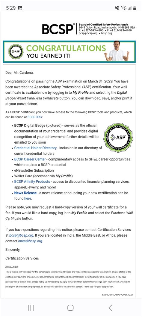 Board Of Certified Safety Professionals Bcsp London