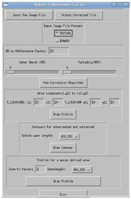 Main Pop Up Windows In Correction Performance Stage Of Water Correction