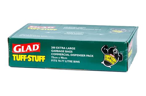 Glad Tuff Stuff Garbage Bags 70l Bin 200 Count Oz Groceries