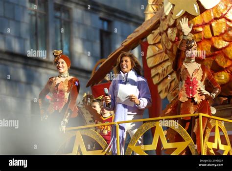 Hoda Kotb Is Seen On The Tom Turkey Float At The 2023 Macys