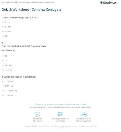 Simplifying Radicals Imaginary Numbers Worksheet Printable Word Searches