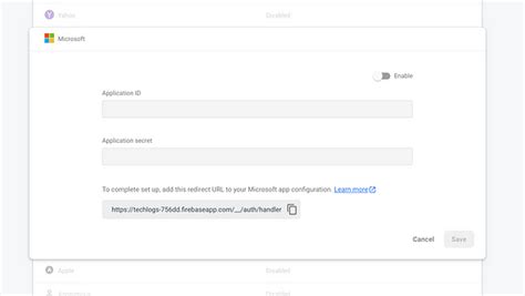 adding microsoft authentication using firebase by shrey vijayvargiya