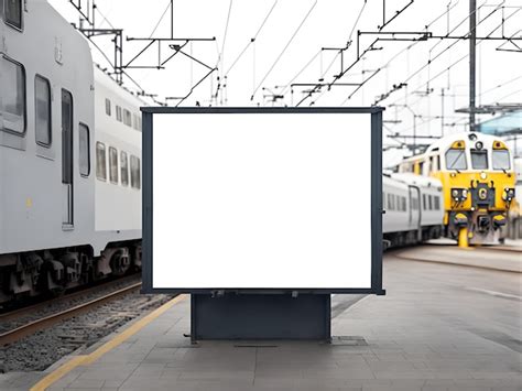 Premium Ai Image Photo Of Two Trains Parked At A Bustling Train Station