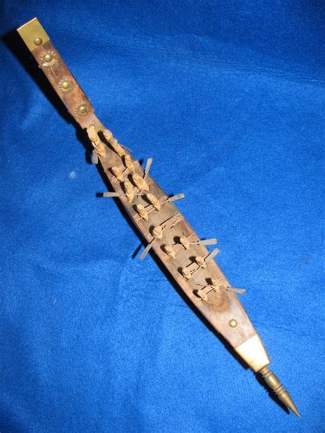 Brod Galija Drvo Mesing 33 Cm Sand