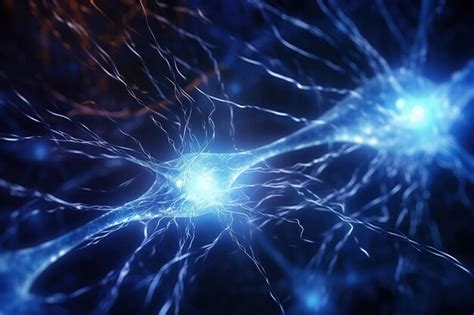 Premium Photo 3d Illustration Of A Nerve Cell With Neurons And Nervous System Abstract