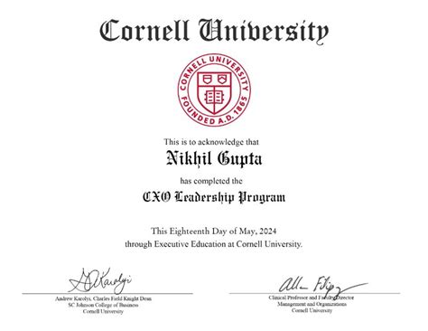 Xed On Linkedin Congratulations Nikhil Gupta You Have Successfully