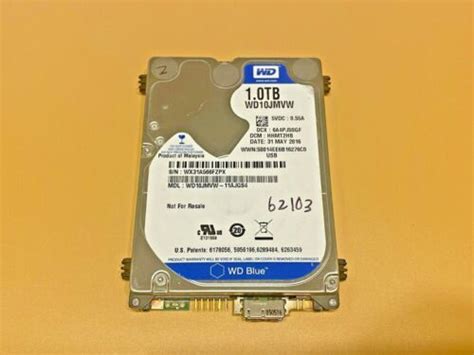 WD Western Digital WD10JMVW-11AJGS4 1TB USB 3.0 HDD Hard Drive MAY 2016 ...