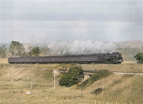 38 Class On Its Passenger Run Railroad Photography Train New South