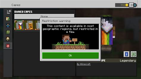 Progress Pride Cape Censored Region Restricted Minecraft Fan Art