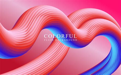 Colorful Fluid Vector Background Colorful Fluid Vector Background