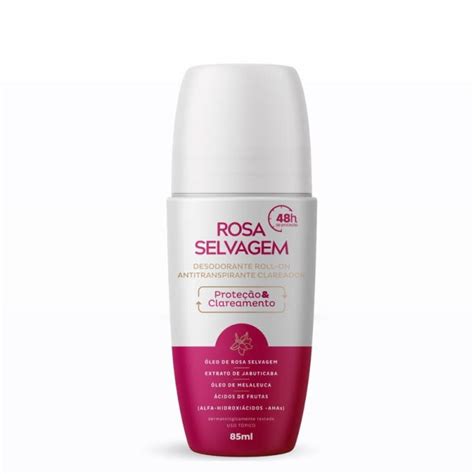 Kit Rosa Selvagem Óleo Corporal Desodorante Ácido e Serum