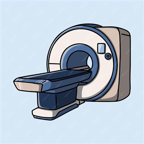 Premium Vector Medical Resonance Imaging Or Mri Scanner Machine In