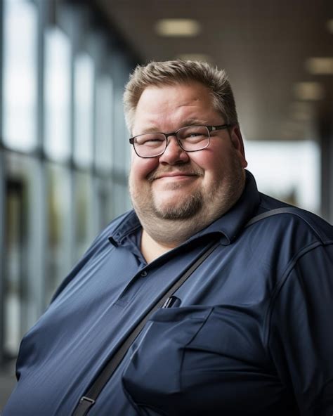 Premium Ai Image A Man Wearing A Blue Shirt