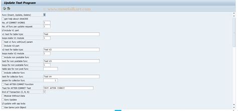 Bdcupdate Sap Tcode Test Update In Batch Input