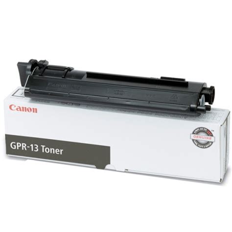 Canon Gpr 13 Black Toner Cartridge 8640a003 Genuine Oem