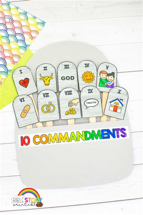 10 Commandments Craft Ideas Printable Printable Free Templates