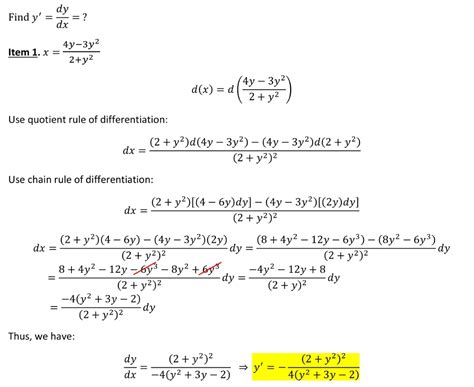 Solved Use Chain Rule Of Differentiation Thank You Using The Course Hero