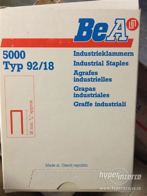 Sponky Do Sponkovačky Bea Německá Výroba Bazar Hyperinzercecz