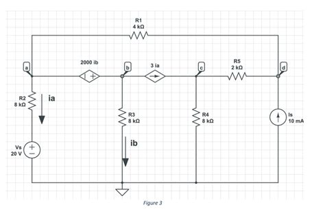 Solved 4 Consider The Circuit Shown In Figure 3 A Using Chegg